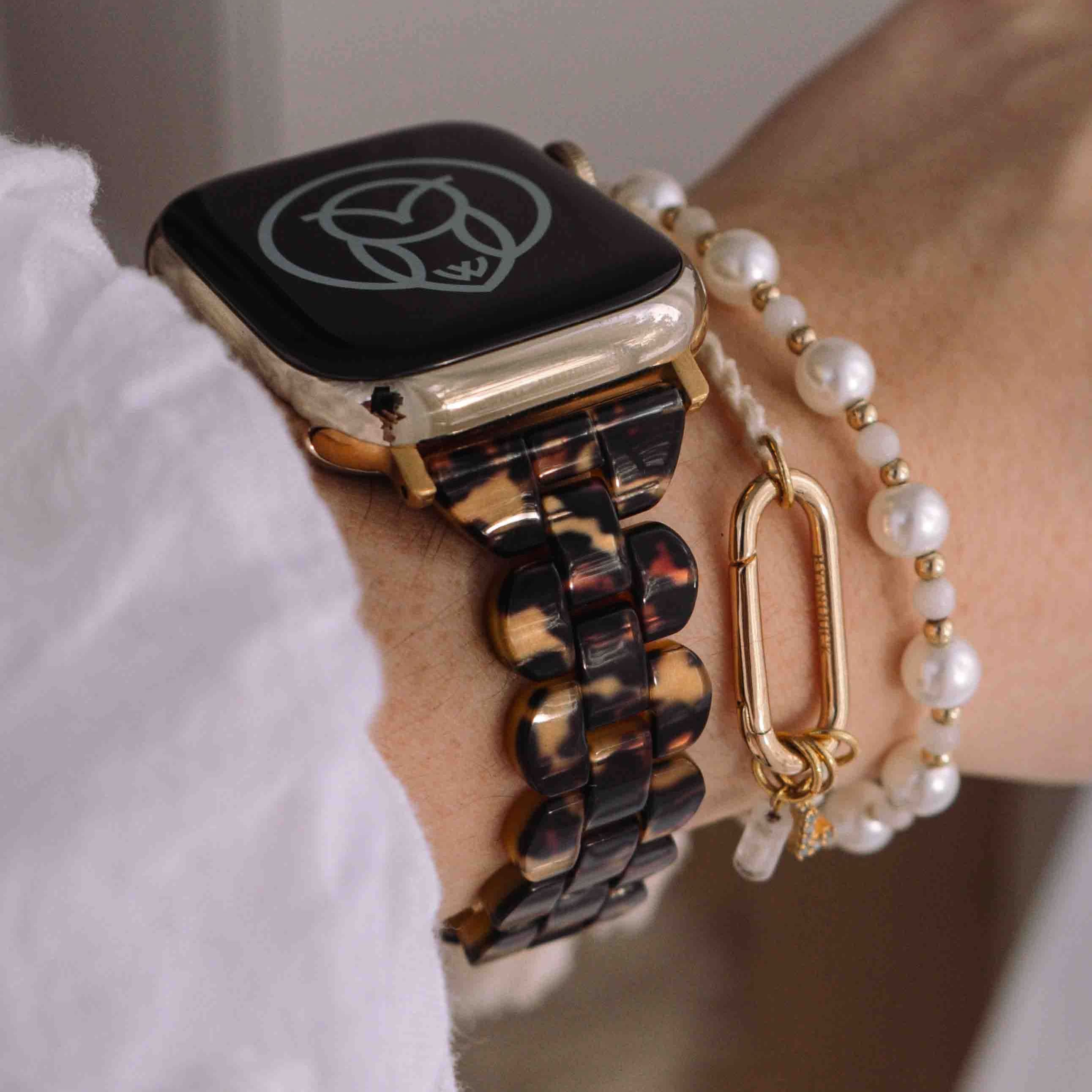 Sorelle Ceramic Strap — Apple Watch Band | WizeBand | Sorelle Leopard ...